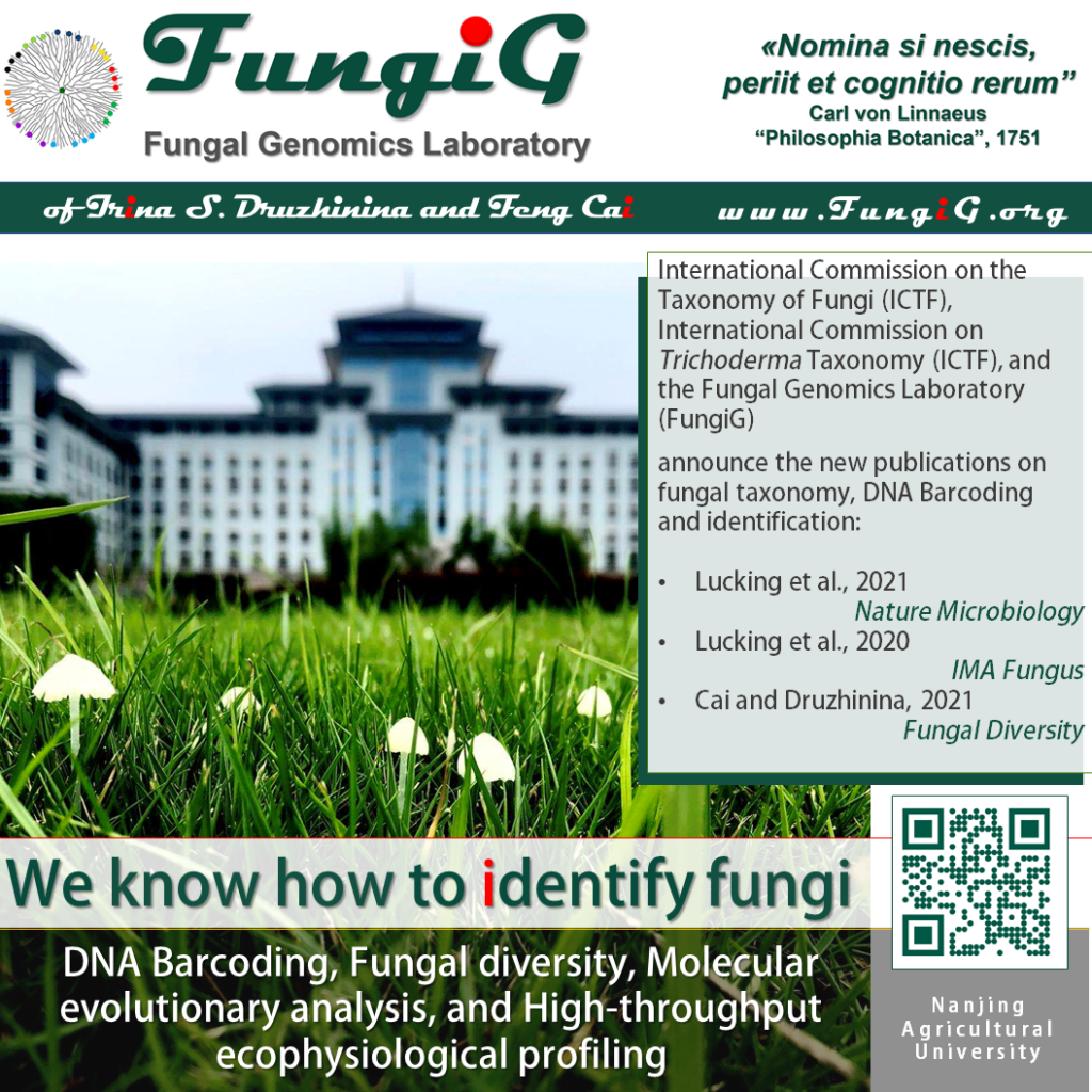 The new publications on fungal taxonomy, DNA Barcoding, and ...
